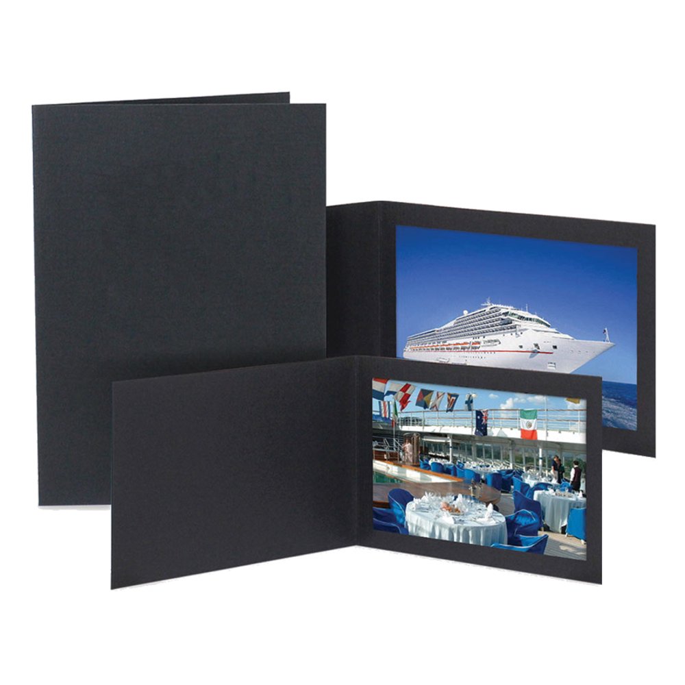 Slip-In Thin Frame Portrait Photo Folders 4x6 Vertical (25 Pack ...
