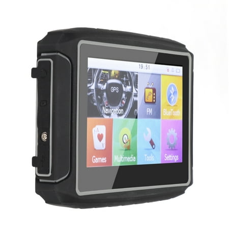 GPS Navigation Device, 4.3in Touch Screen Motorcycle Navigator Realtime ...