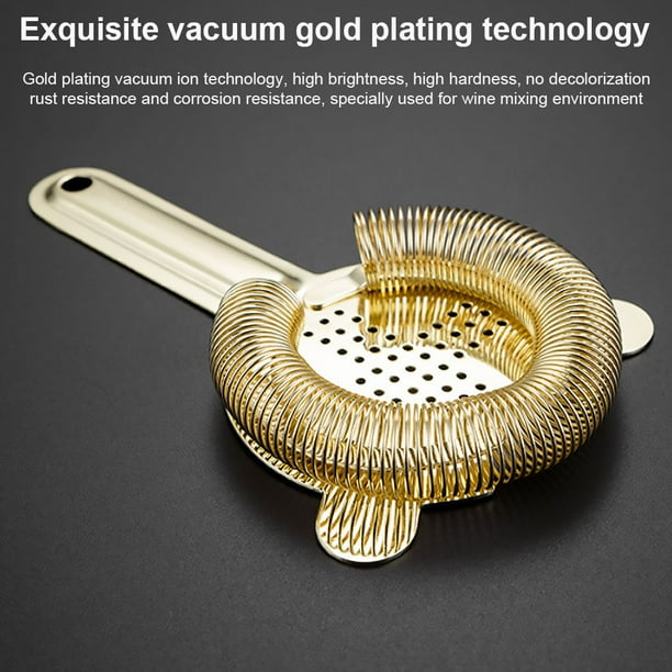 Maoww Cocktail Strainer Stainless Steel Bar Ice Filter Professional ...