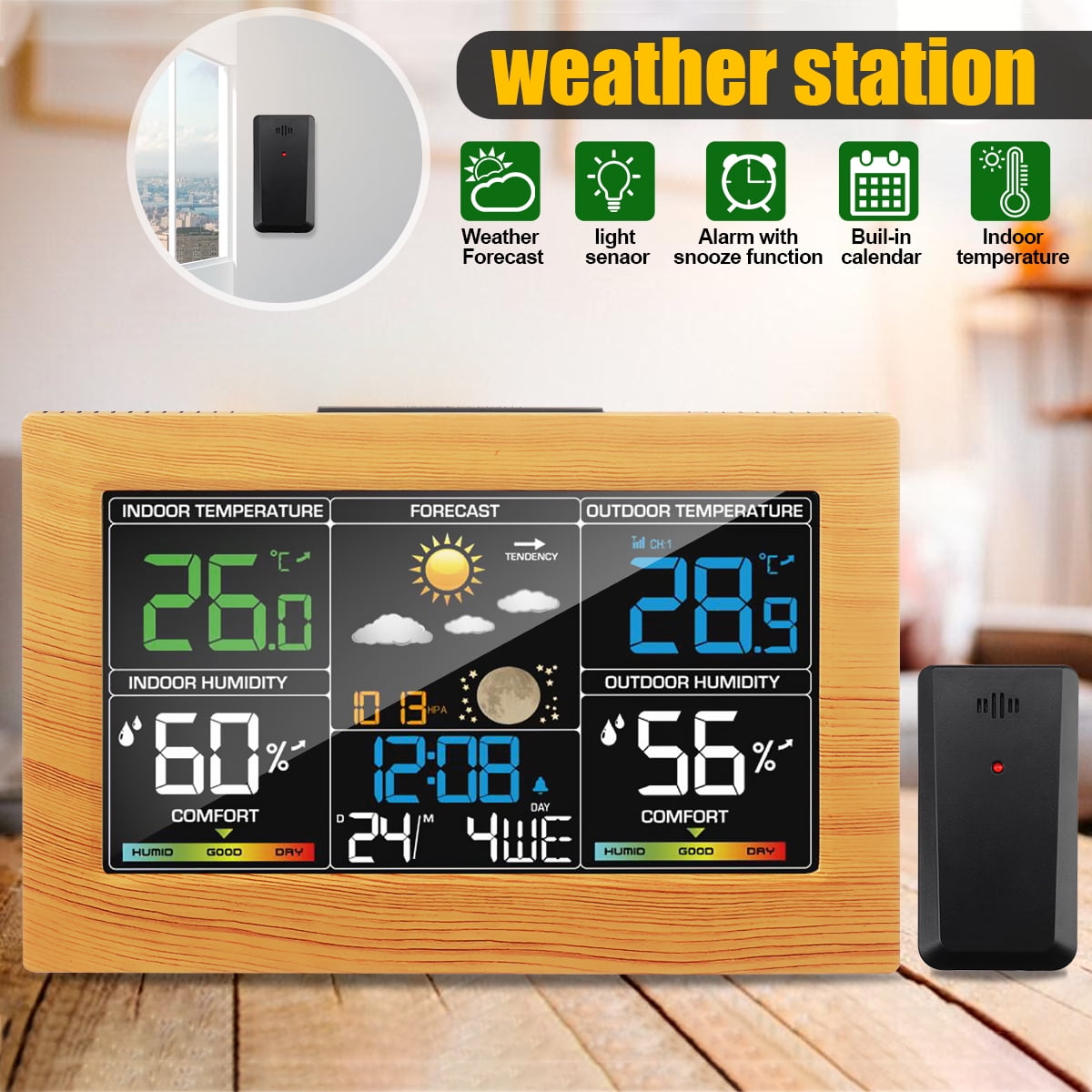 Wifi weather display - enenas