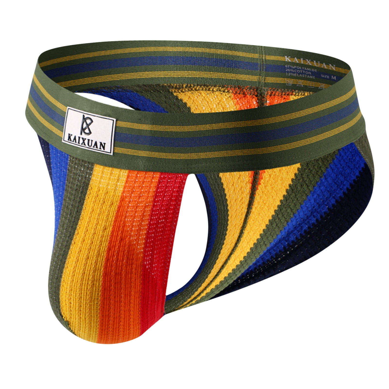 Midsumdr Mens Briefs Workout Straps Male Underpants Athletic Supporter