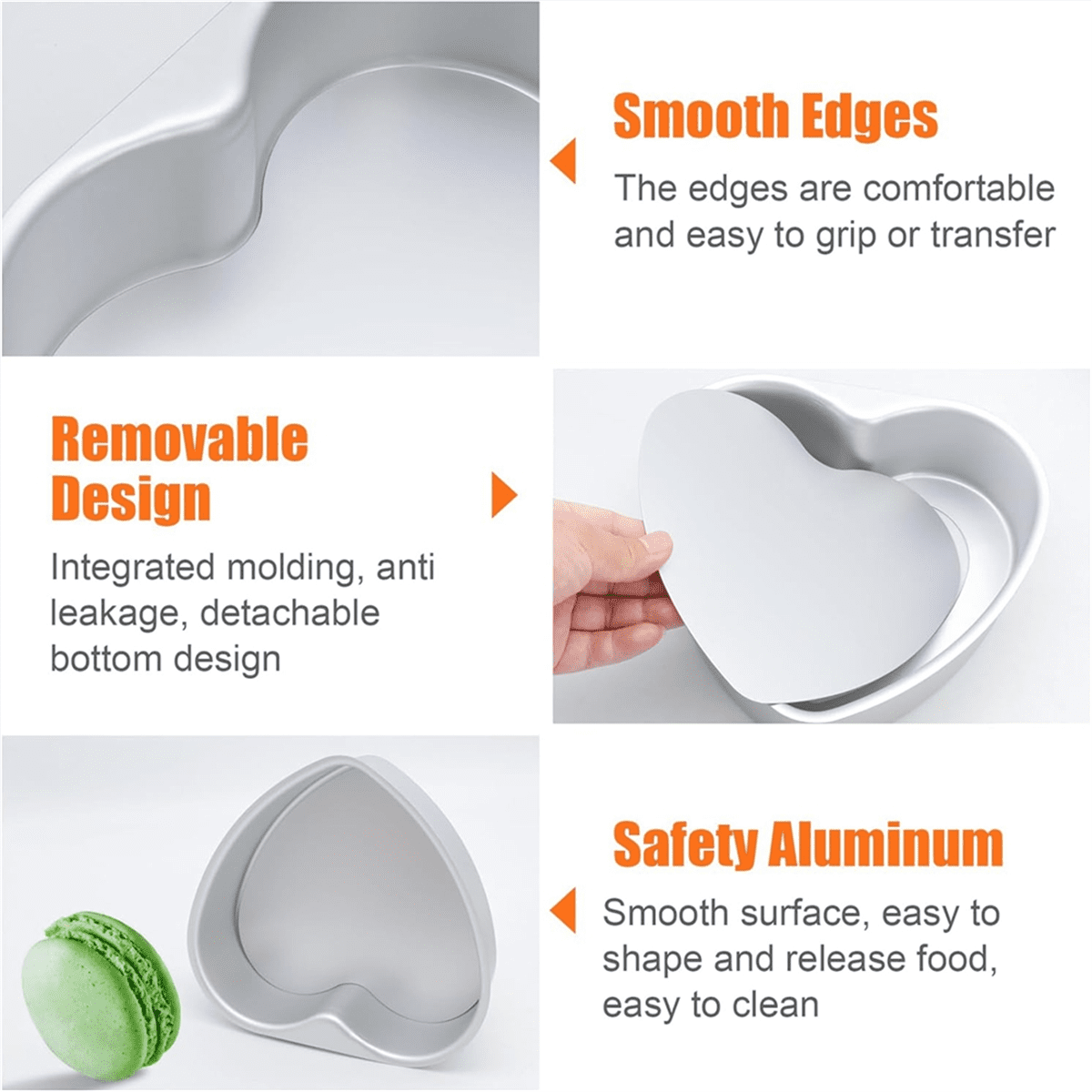 Click here for Unbranded 8 Inch Heart Shaped Cake Pan  Aluminium... prices