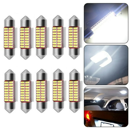 10*Car LED Lights 12V Light Bulbs Lamps 36mm Festoon Car Light，Car ...