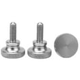 2pcs GB834 304 Stainless Steel Knurl Head Hand Tighten Glass Lock Thumb Screw - Walmart.com