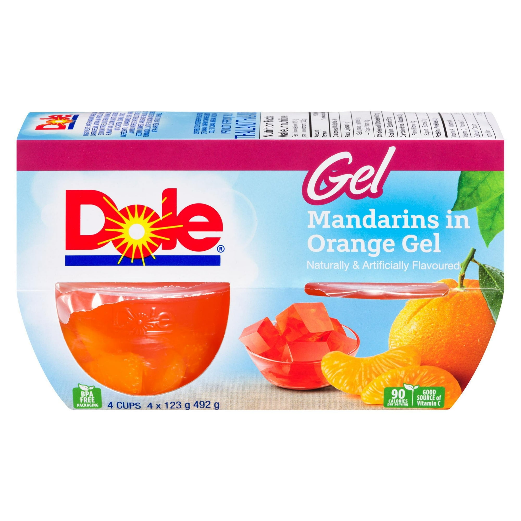 Click here for Dole Mandarins In Orange Gel 4 X 123 G prices