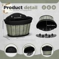 6 Pcs Wall Hanging Planters Outdoor Wine Barrel Style Pot Distressed ...