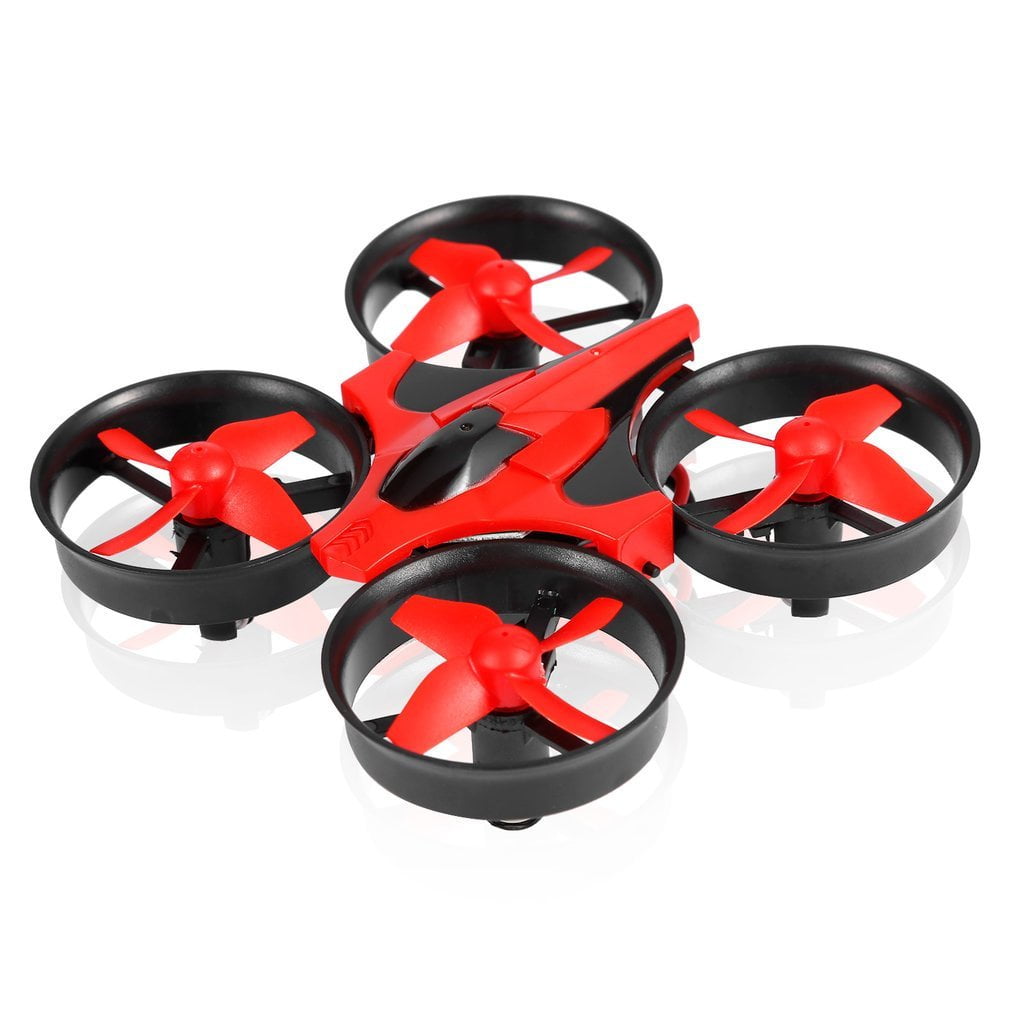 Red 4CH 6-Axis Mini UFO Quadcopter Drone LED Lights Drones Headless ...