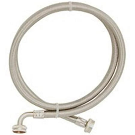 Eastman 48377 5 Ft. Stainless Steel Washing Machine Hose 90 Degree ...