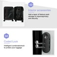 "Carry On Luggage, 20"" Lightweight ABS Hardshell Spinner Suitcase with ...