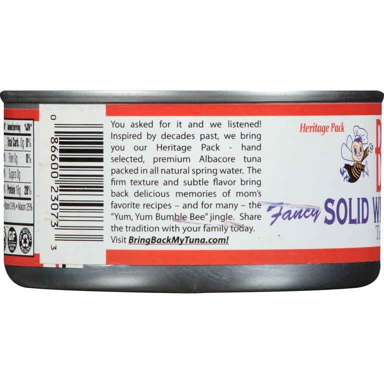 Tuna Fish Can Label