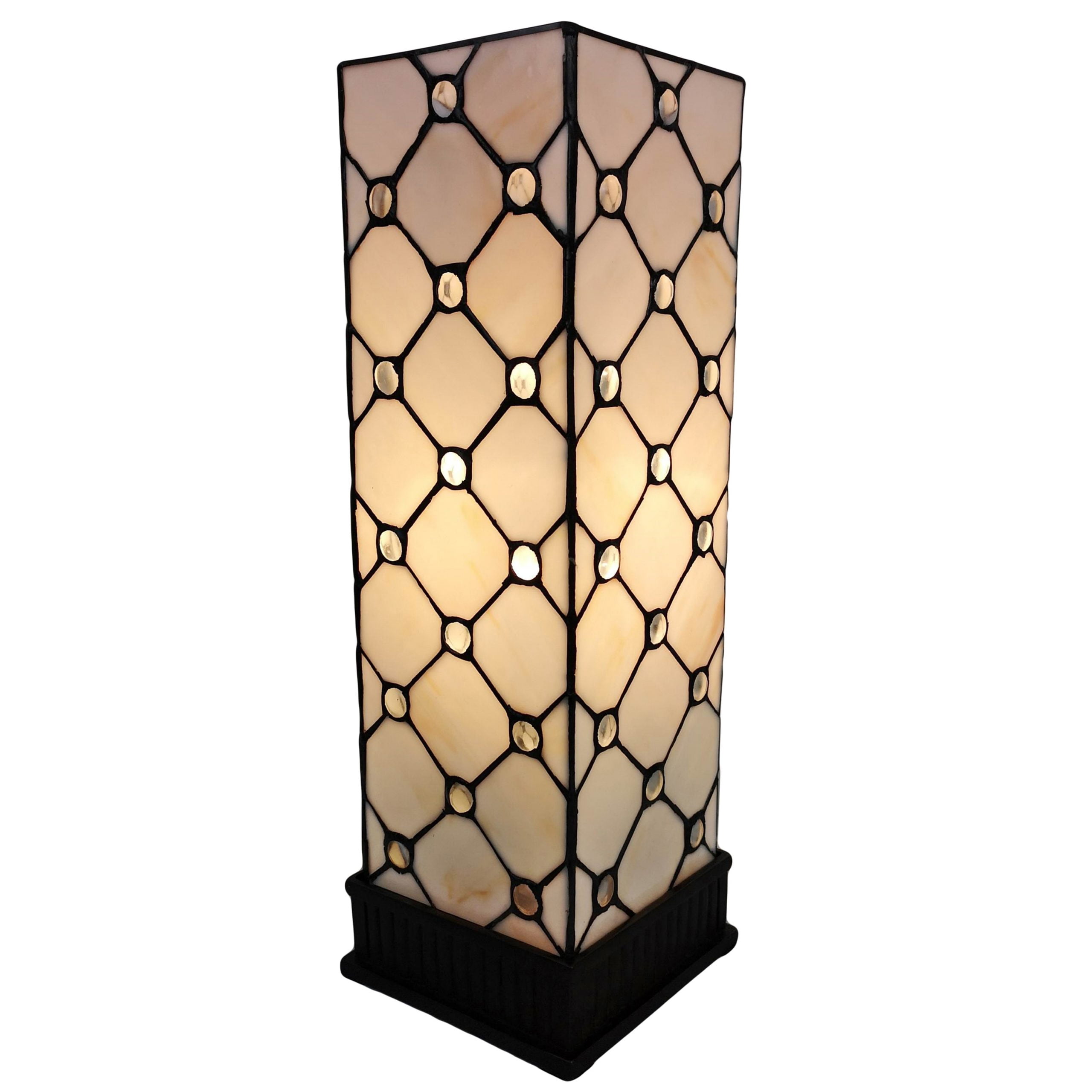 Tiffany Style Jeweled Accent Table Lamp - 18" Tall - Walmart.com