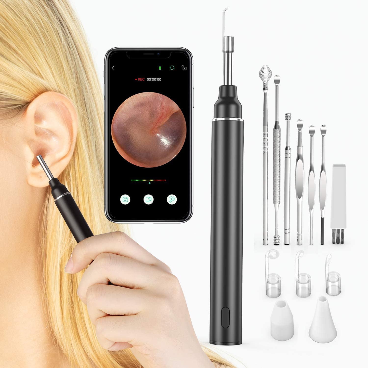 Click here for Someshuit Ear Wax Remover Wireless Otoscope  3mm W... prices