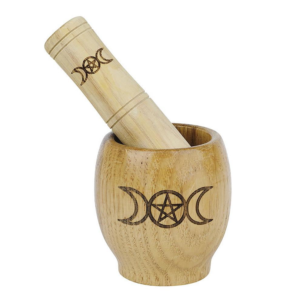 Wooden Mortar Pestle Set - Hygienic Innocuous Spice Grinder ...