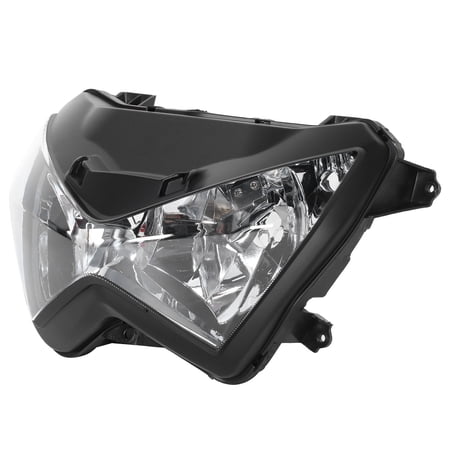 Plastic Headlight Lens Motorcycle Headlight Clear Lens Cover Assembly ...