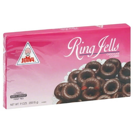 Joyva Chocolate Covered Jelly Rings, 9 oz, (Pack of 12) - Walmart.com