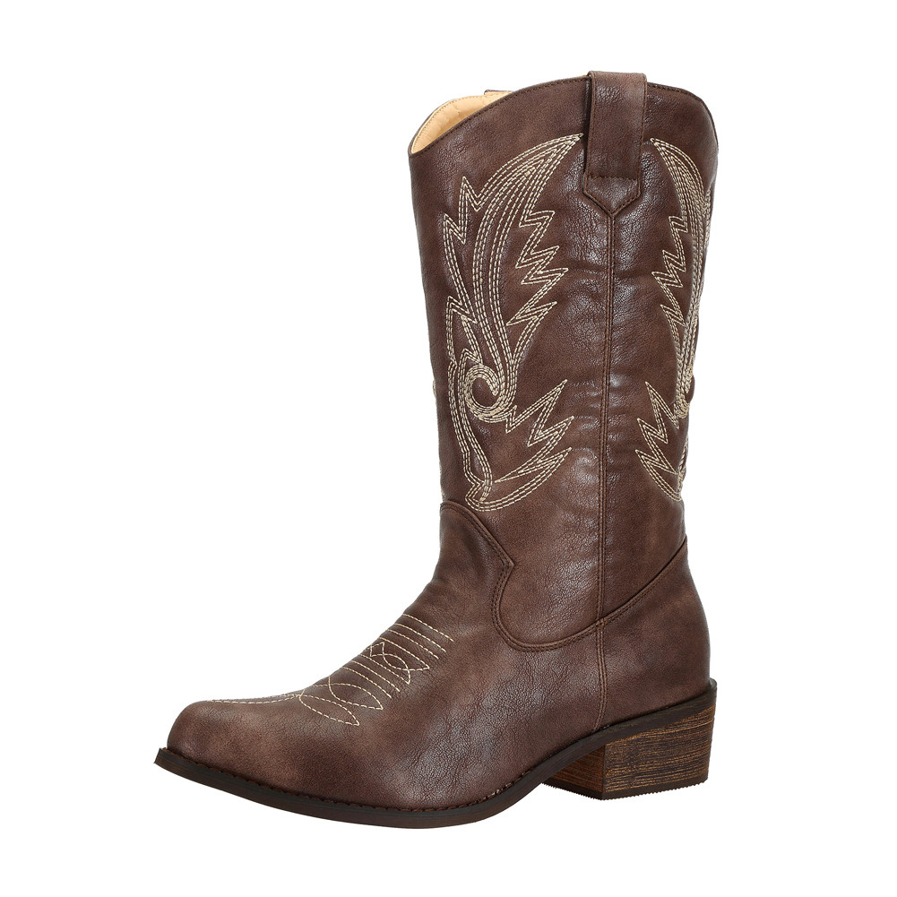 Canyon Trails Women's Embroidered Western Rodeo Cowboy Boots - Walmart.com