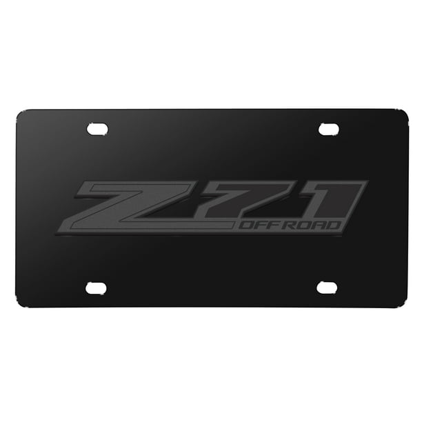 iPick Image for Chevrolet Z71 Offroad 3D Gunmetal Gray Name Logo on ...
