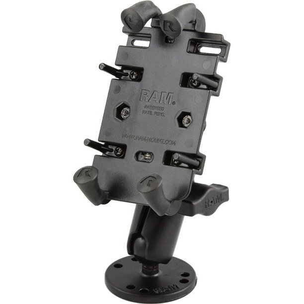 Quick-Grip Spring-Loaded Phone Mount with Drill-Down Base - Walmart.com