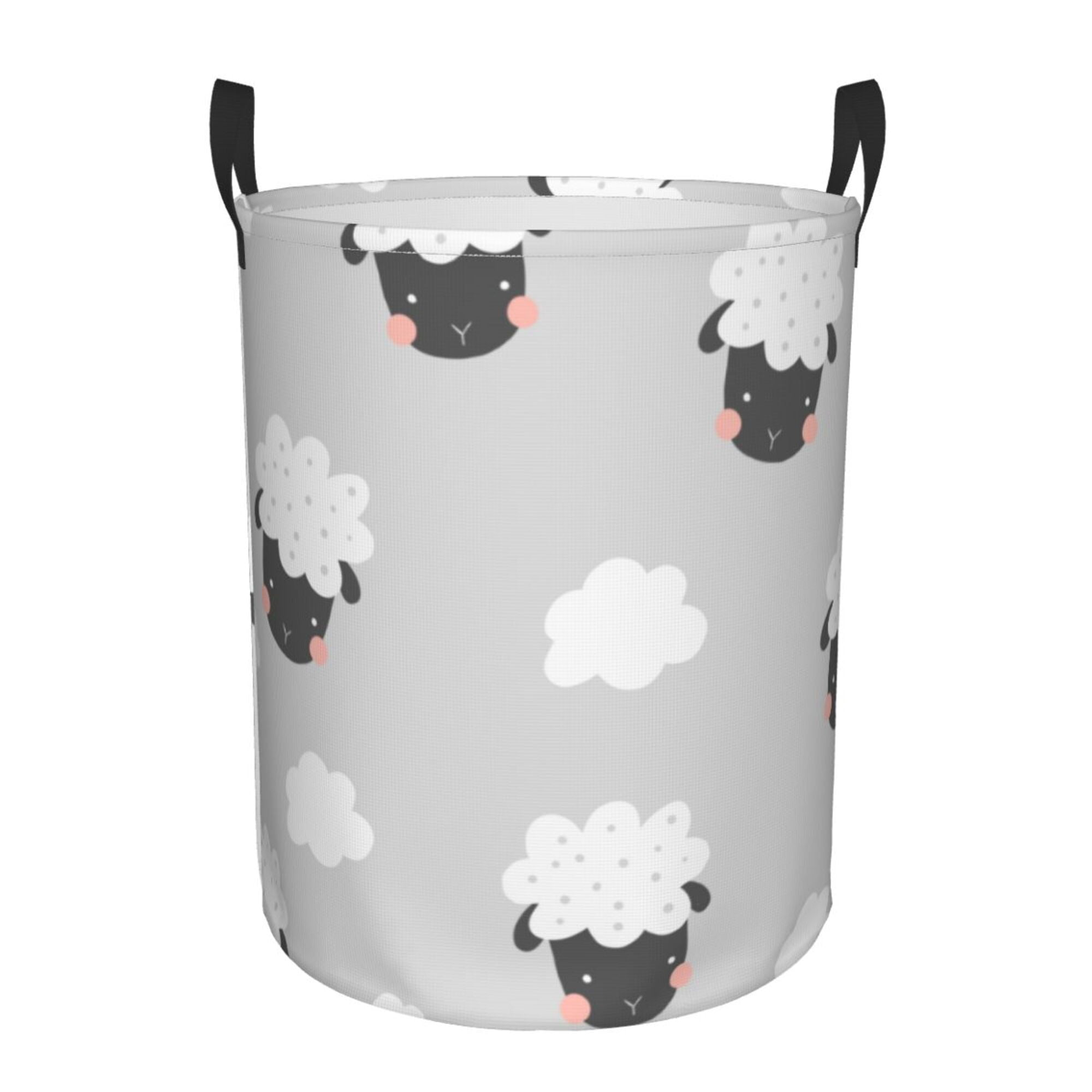 ZICANCN Cute Sheep Laundry Basket Organizer, Dirty Clothes Hamper for ...