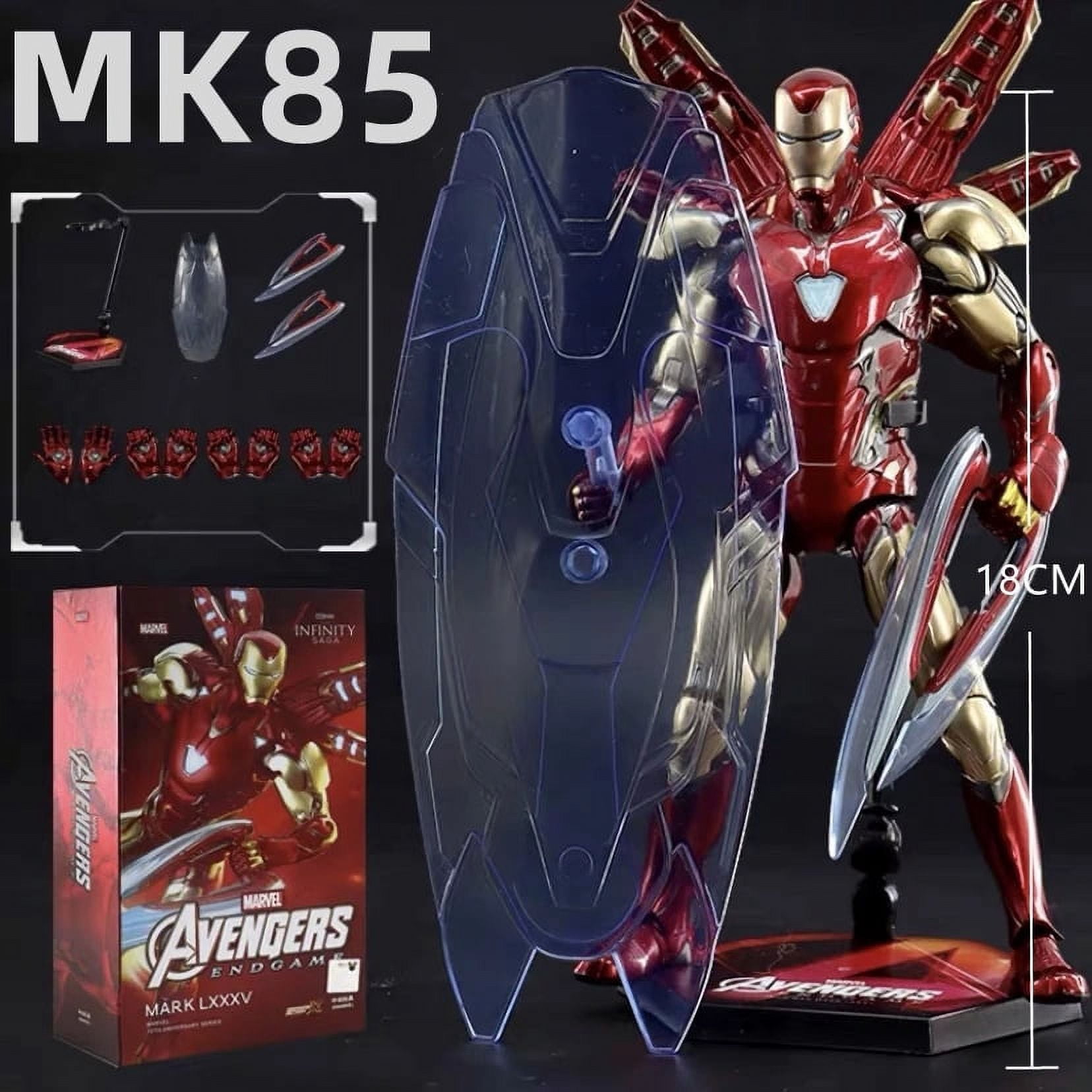 Figura de acción de Iron Man de ZD Toys original de 18 cm, modelo de ...