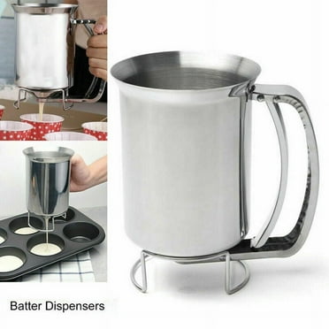 Chef's Pancake Batter Dispenser - Easy Clean Baking Tool for Cupcakes ...
