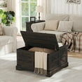 Hanyu Square Coffee Table with Storage Farmhouse Coffee Table with ...