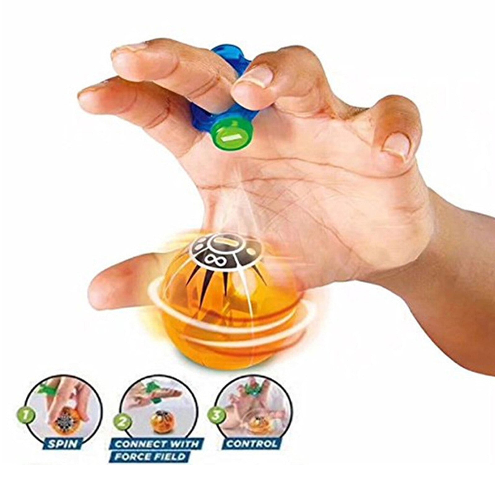 Magnetic Fidget Gags Toy Magnetic Flashing Glowing Ball Stress Reducer ...