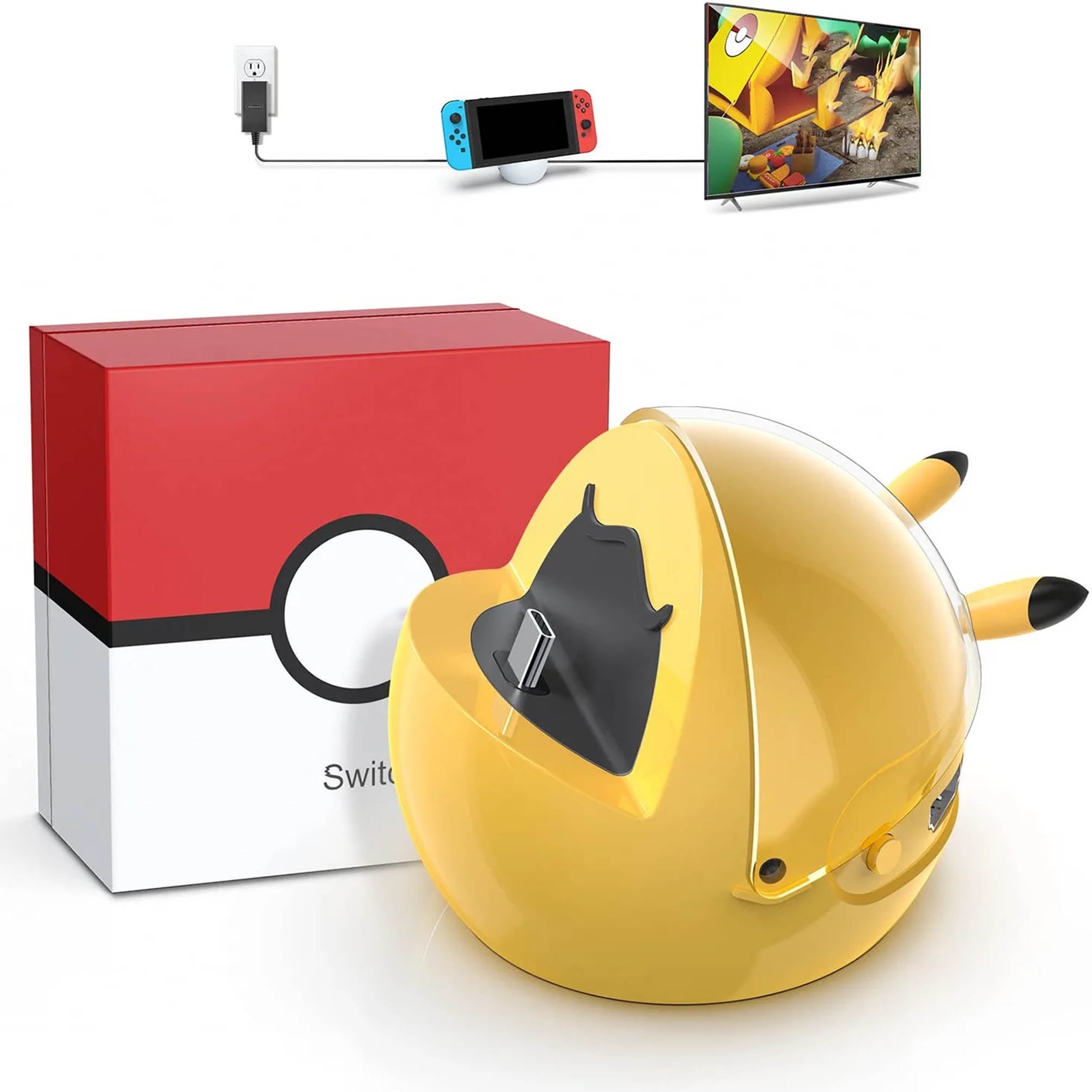 TV Dock Station for Nintendo Switch and Switch OLED, 4K/1080P HDMI TV ...