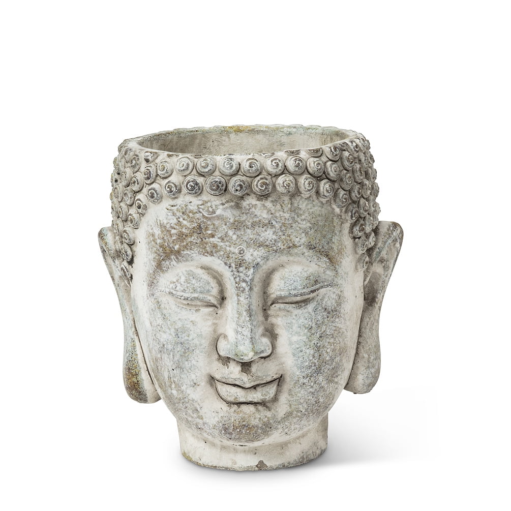 Set of 1 Small Buddha Head Planter - Walmart.com