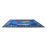 Sprogs Global Friends Rug (7' 6" Wide x 12' Long) Blue Multi-color ...