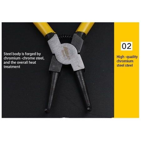 Circlip Pliers Spring Loaded Repair Needle Nose Nipper Handheld ...