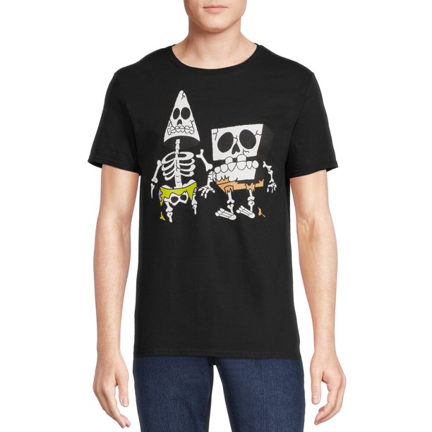 Spongebob Squarepants Men's Halloween Tee - Walmart.com