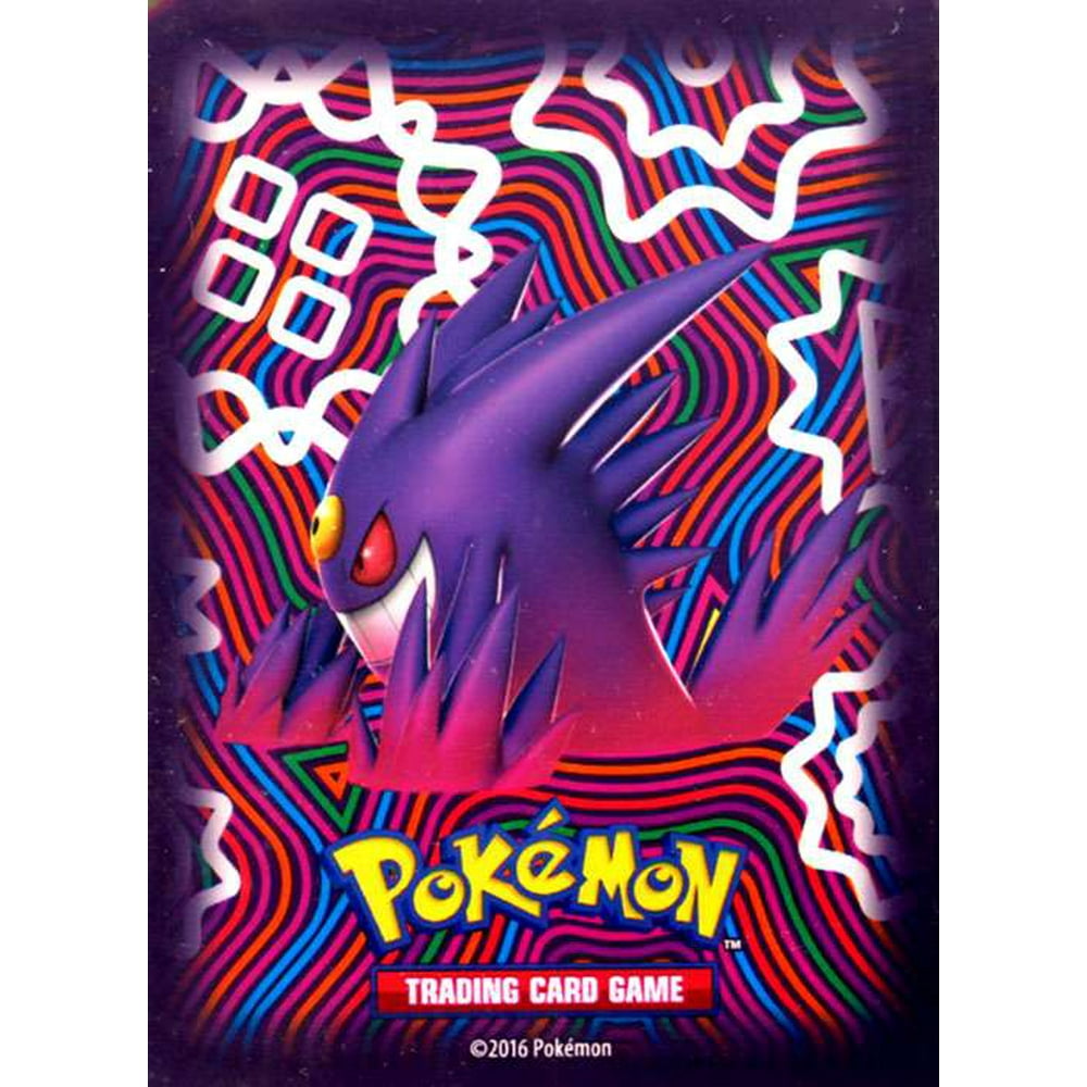 Pokemon Japanese Mega Gengar Card Sleeves [65ct] - Walmart.com ...