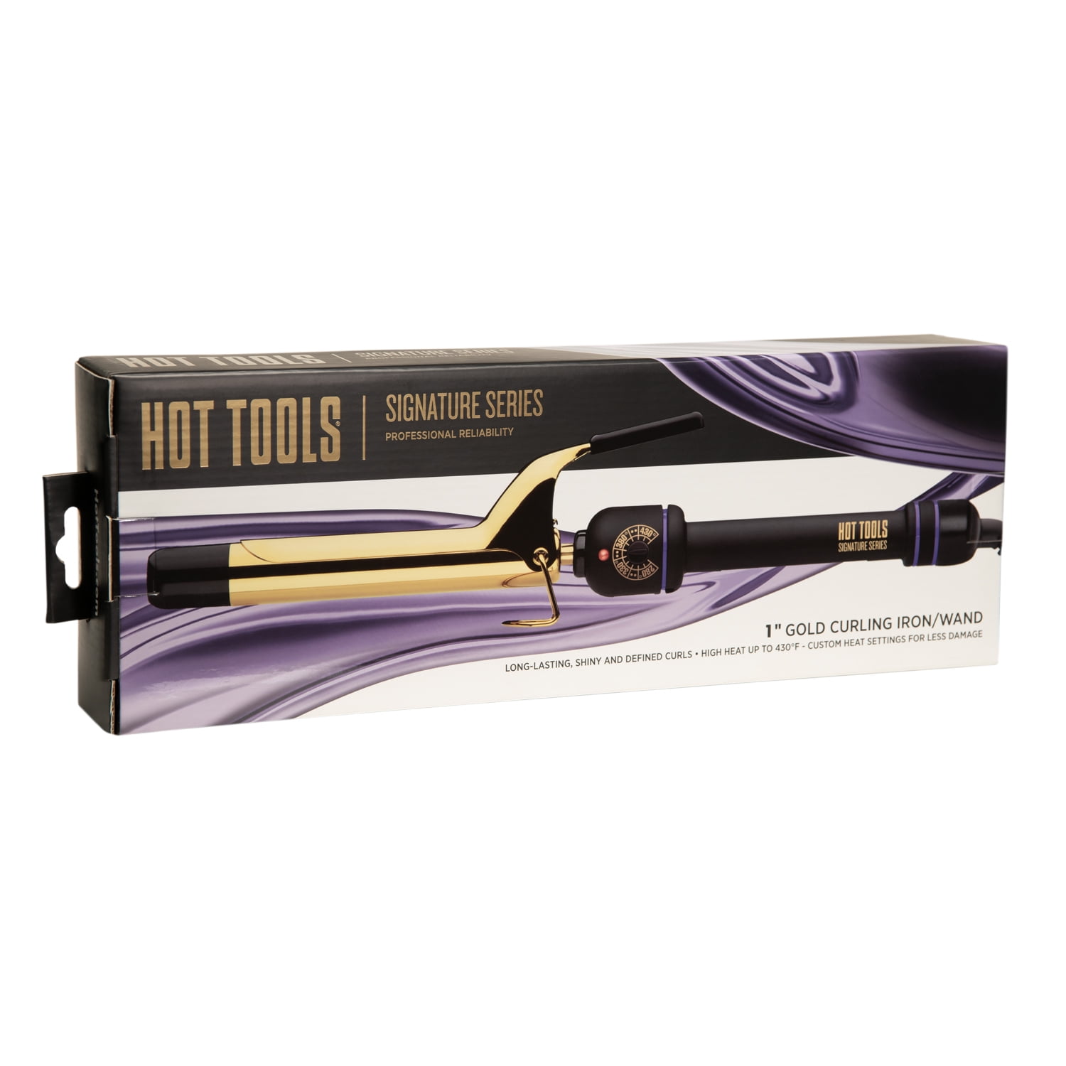Black/Gold - Hot Tools Signature Series Gold Curling Iron/Wand, 1