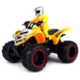 Velocity Toys ATV Road Racer Remote Control RC Car, Rechargeable, Big ...