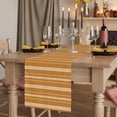 Boho Burnt Orange Burlap Cotton Table Runner 13x108 Inches Long ...