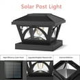 "OCEST Solar Post Cap Lights, 2 Pack, Outdoor LED Fence Deck Lights ...