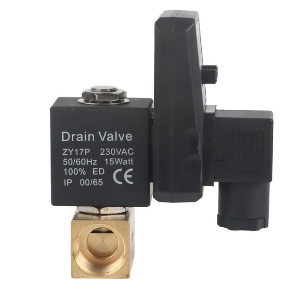 Condensate Drain Valve,G1/2 DN15 Automatic Electronic Timer Drain Valve ...