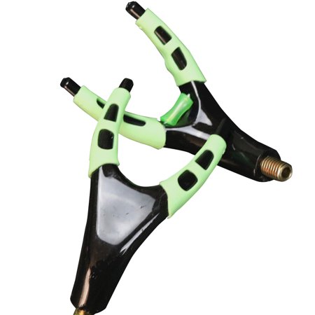 Front Fork V Shape Stand Luminous Fishing Rod Holder Tool Night Head ...