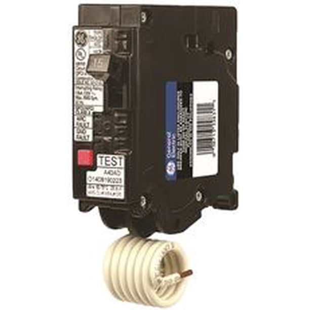 Ge Single-Pole Dual Function Plug-In Afci/Gfci Circuit Breaker, 120 Vac ...