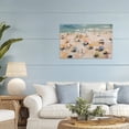 Stupell Industries Summer Beachgoers Expression Canvas Wall Art, design ...