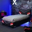 X Rocker Kids Gamer Mid-Sleeper Twin Gaming Bed with TV Mount and Metal ...