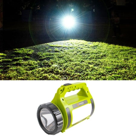 Bright Rechargeable Searchlight handheld LED Flashlight with Handle ...