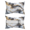 Abstract Natural Marble Texture Outdoor Pillow for Chaise Lounge Chair ...