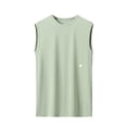 Taqqpue Summer Men's Outdoor Ice Silk Sports Waistcoatsolid Color High ...