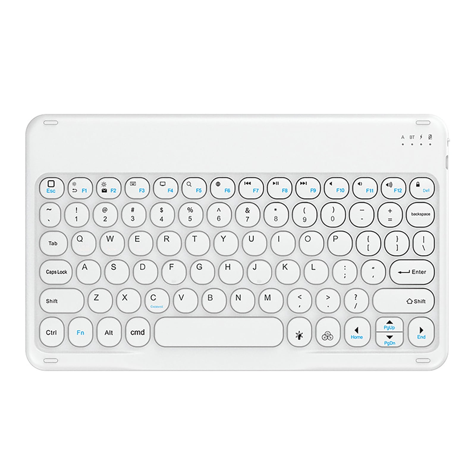 Anvazise 1 Set Wireless Keyboard Quick Response Long Standby Time Slim ...