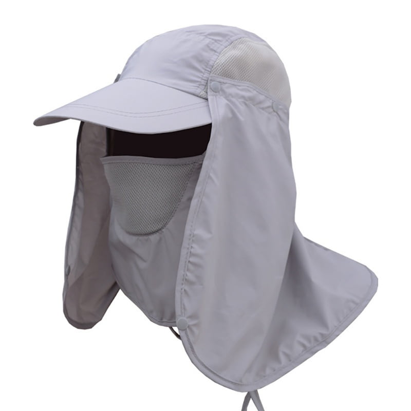 Waterproof UV Foldable Baseball Cap w/Detachable Flap Quick-Dry Sun ...