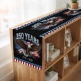 America Years Eagle Table Runner 14x72 Inch Independence Day Lightning ...