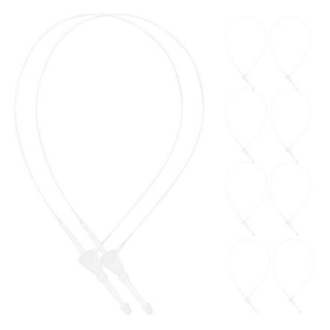 Wideskall 5" inch Snap Lock Pin Security Loop Plastic Price Tag ...