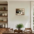 Framed Vintage Kitchen Wall Art, Rustic Yellow Lemon Still Life ...